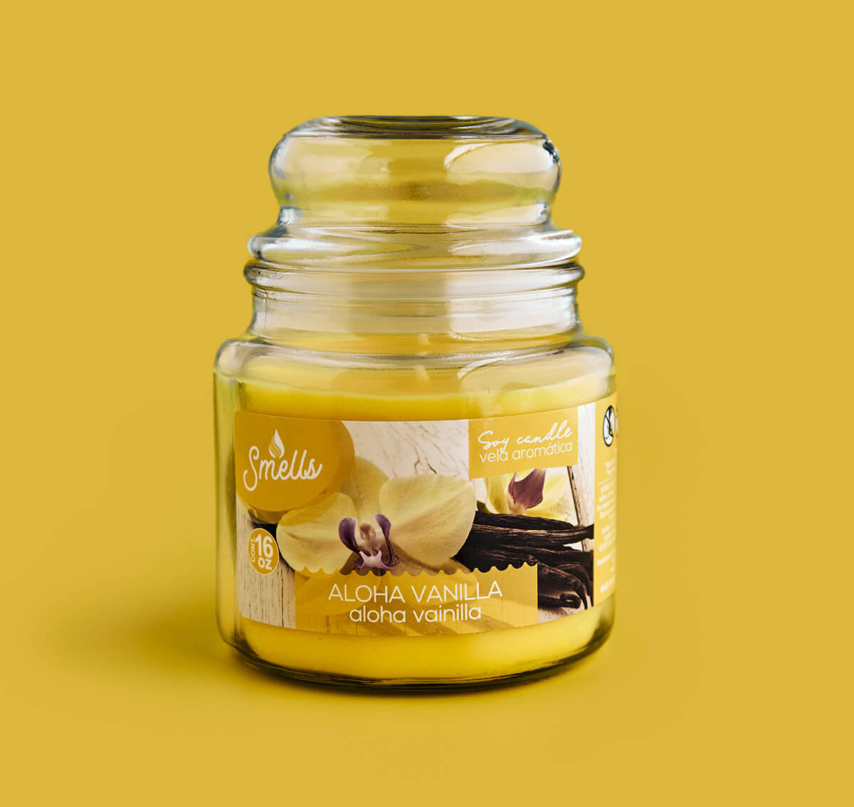 Aloha Vanilla Single Wick Scented Candle, 16 oz | Smells
